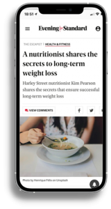 Newsletter - Kim Pearson, Weight Loss Nutritionist London